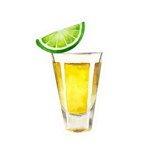 Tequila Shot Sticker - Etsy