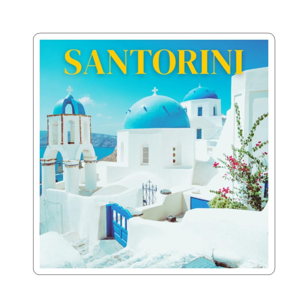 Santorini Sticker - Etsy