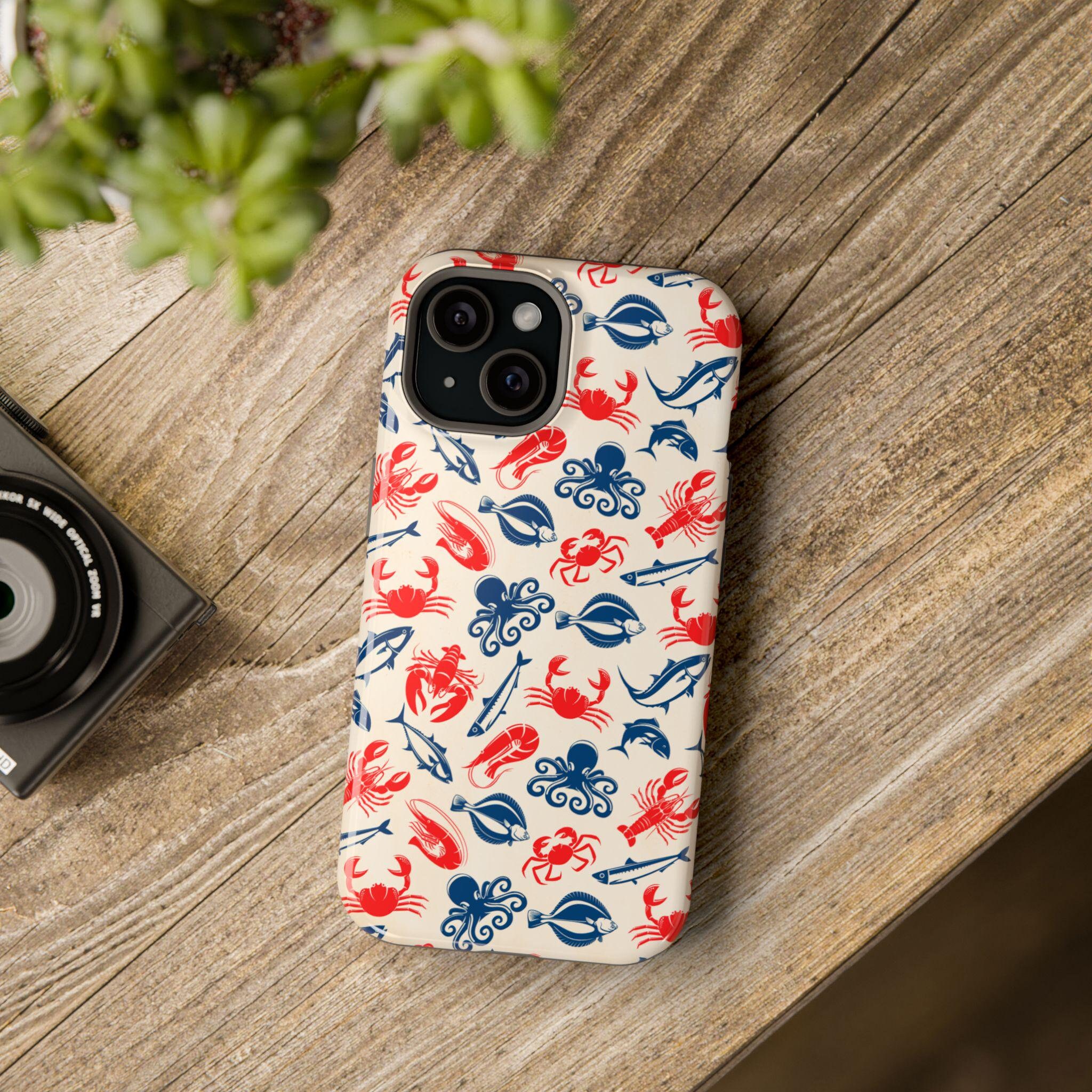 Sea Creatures iPhone Case With Magsafe & Dual Layer Protection ...