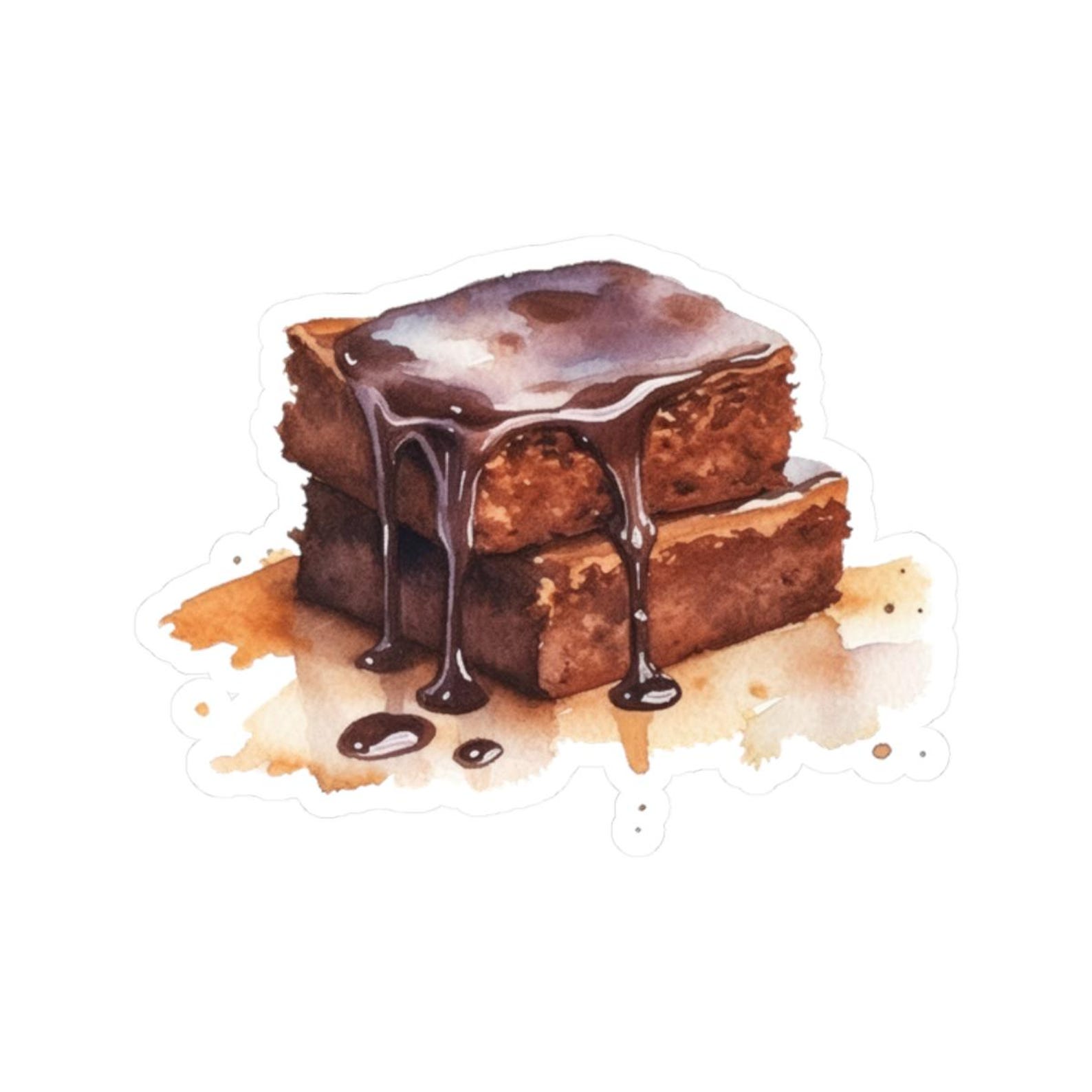 Brownie Sticker - Etsy