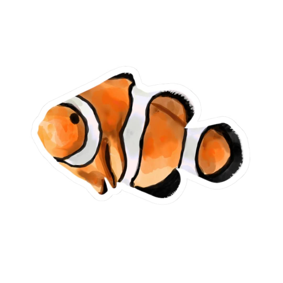 Clownfish Sticker - Etsy