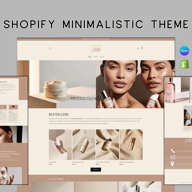 Shopify Website Templates - Etsy
