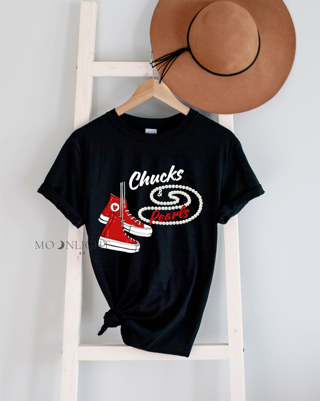 Kamala Harris 2024 Shirt, Chucks and Pearls T-shirt, Madam President Tee, Kamala Rally Shirt ...