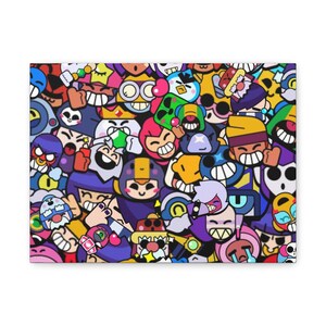 High Quality Brawl Stars Characters Matte Canvas - Etsy