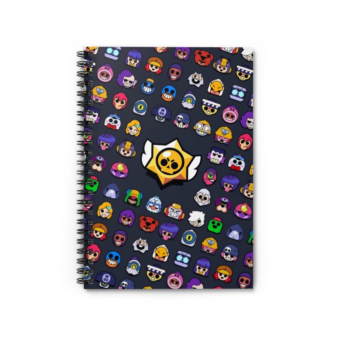High Quality Brawl Stars School Spiral Notebook Ruled Line - Etsy