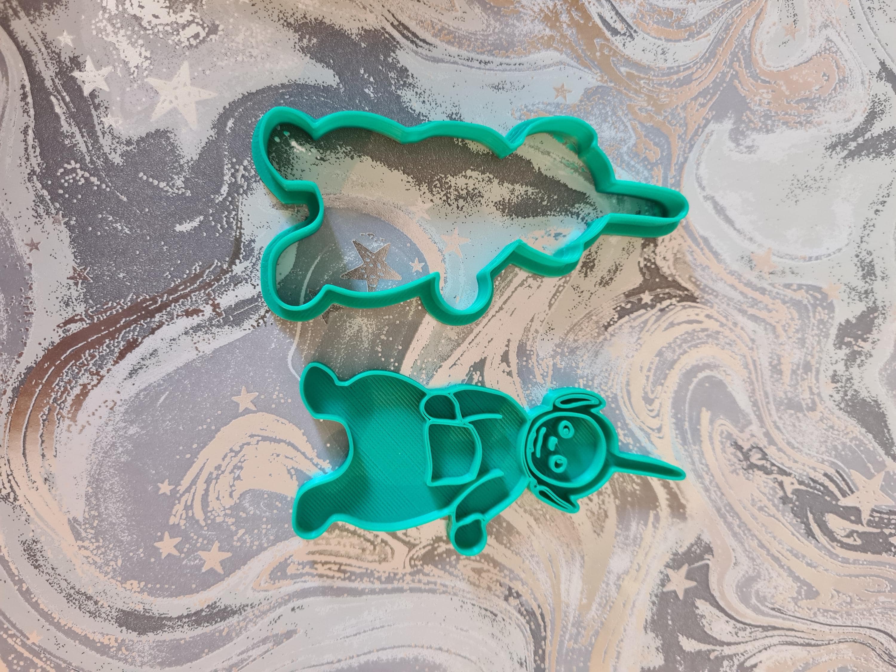 3D Printed Teletubbies Cookie Cutters - Etsy UK