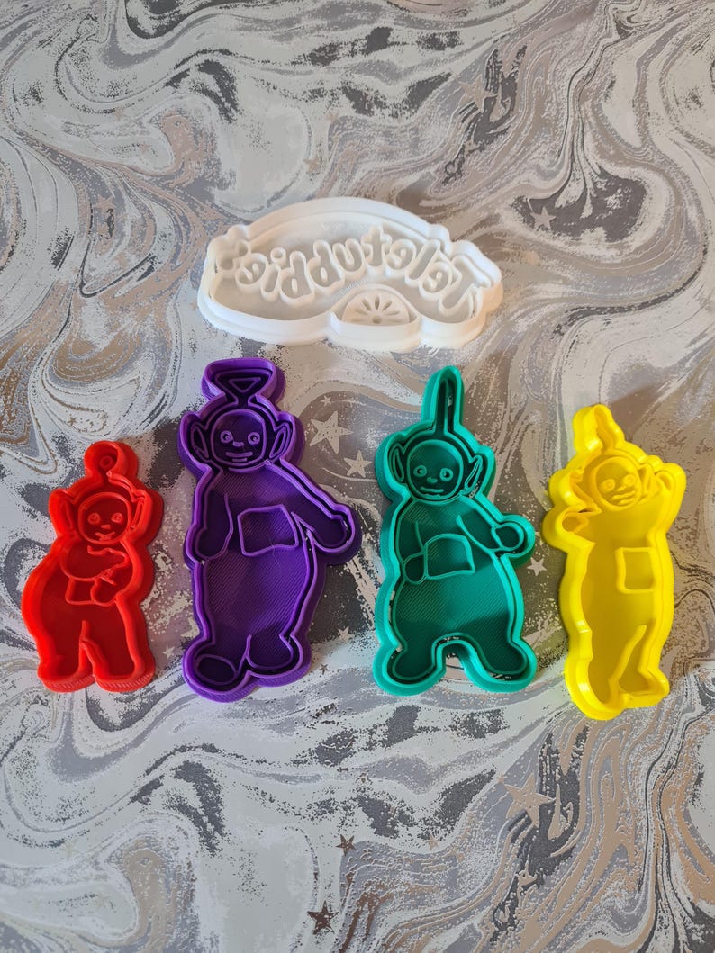 Teletubbies Cookie Cutters Playdough Fondant Icing - Etsy