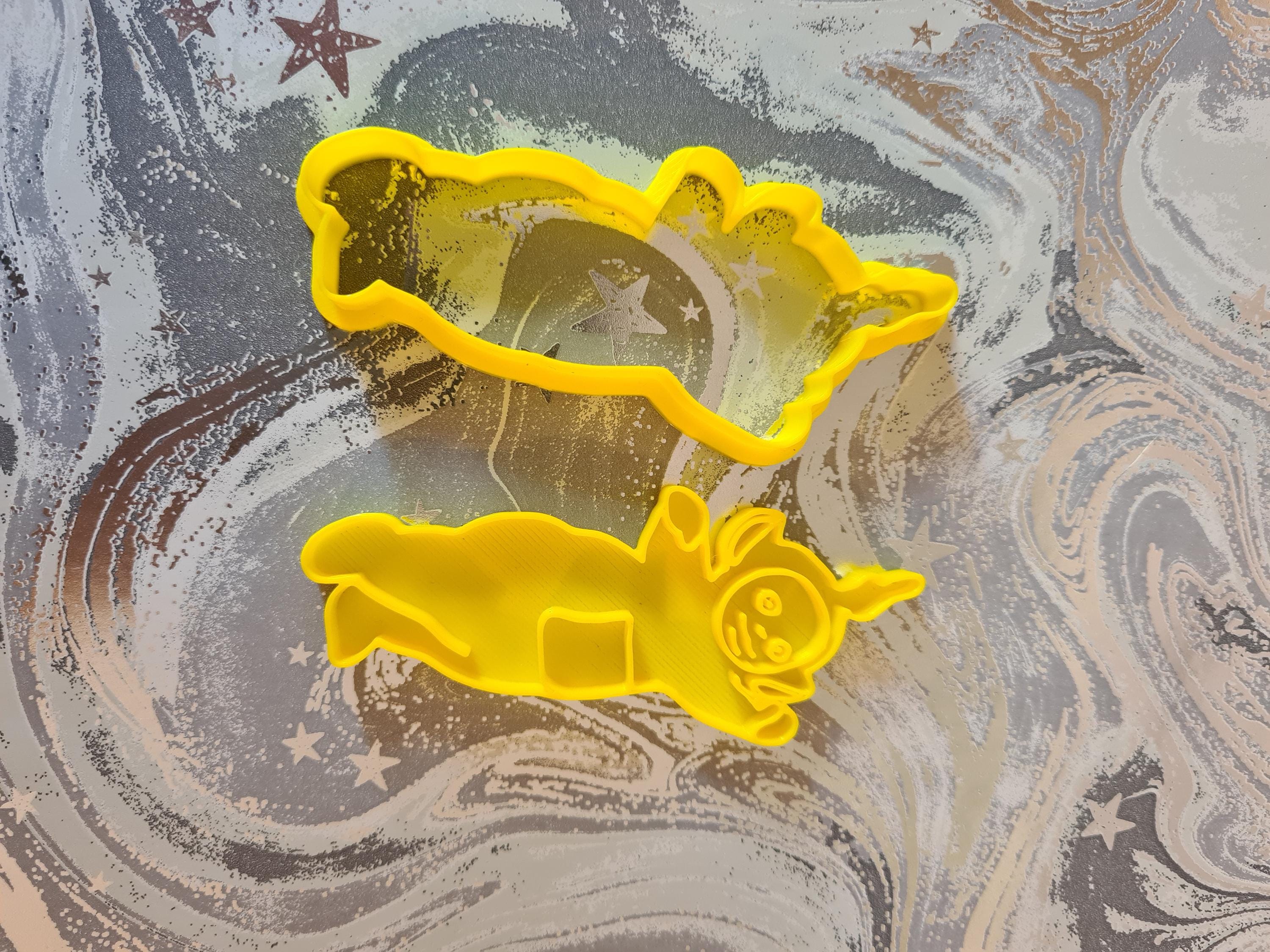 3D Printed Teletubbies Cookie Cutters - Etsy UK