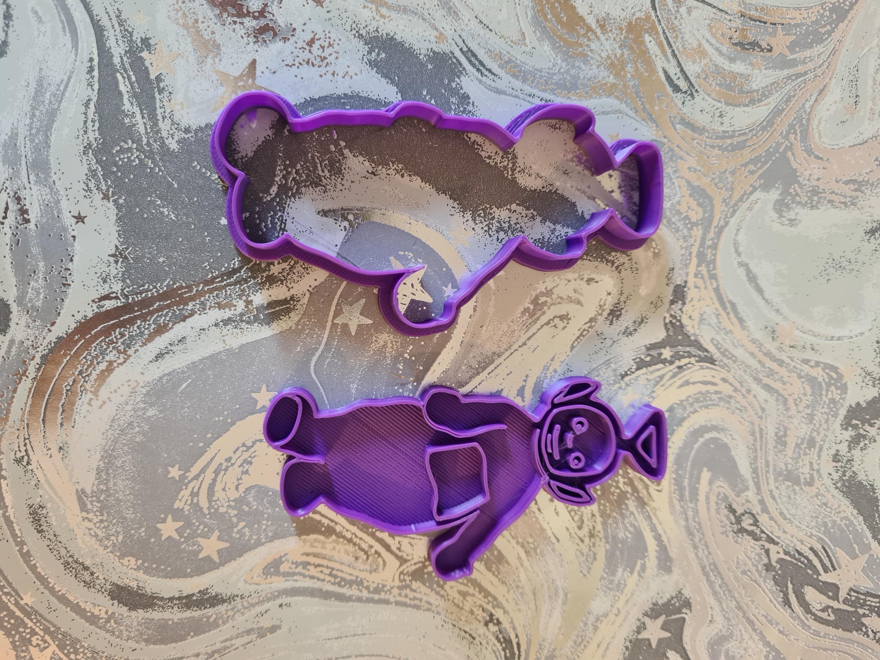3D Printed Teletubbies Cookie Cutters - Etsy UK
