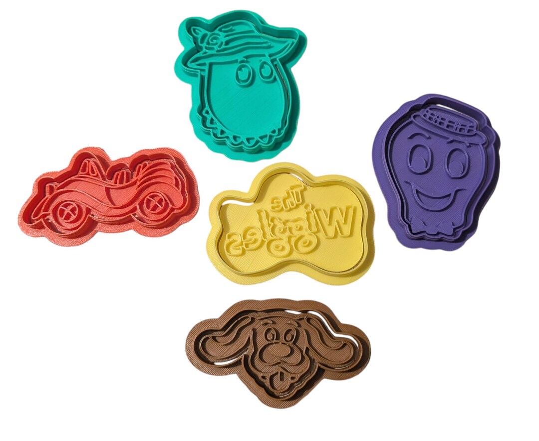 The Wiggles Cookie Cutters Play Dough Fondant Icing - Etsy UK