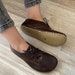 Womens Grounding Shoes Copper Rivets, Leather Sole, Barefoot Shoes ...