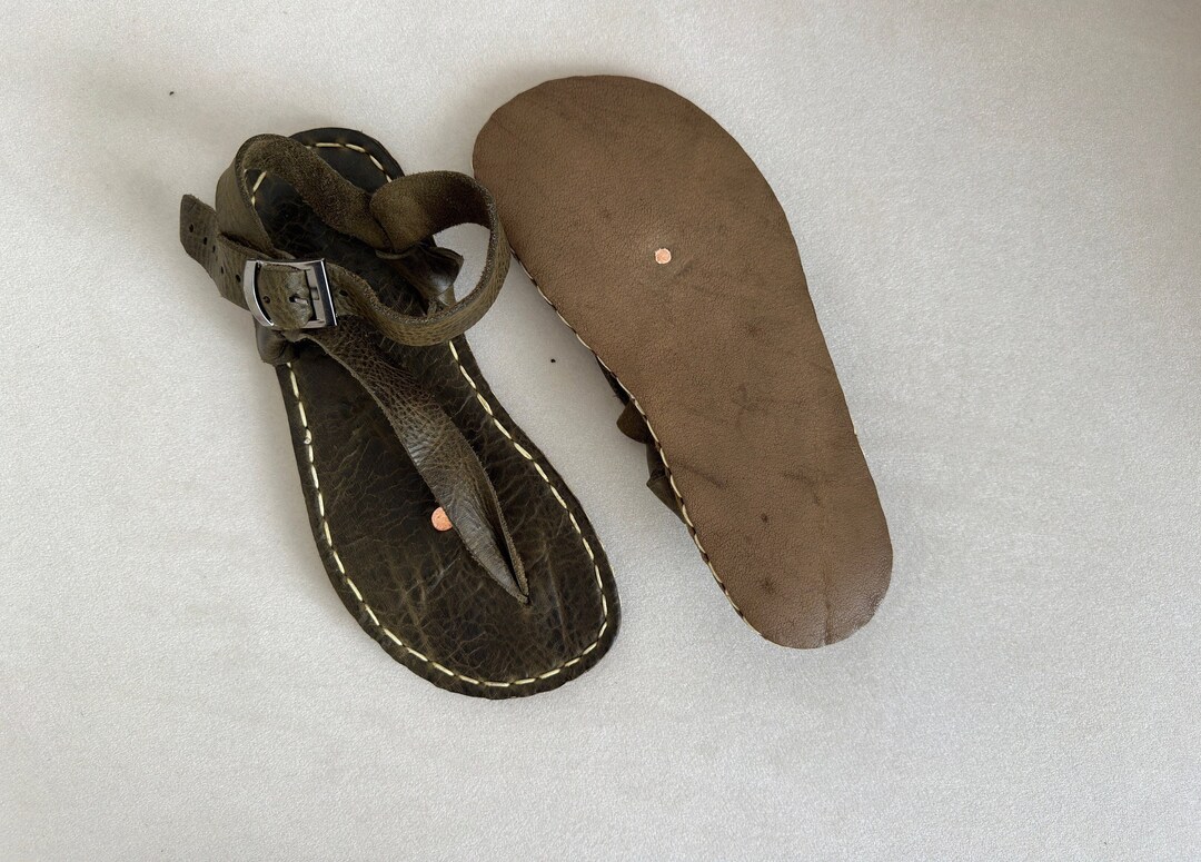 Handmade Leather Womens Traveler Sandals | Copper Rivets | Women's ...