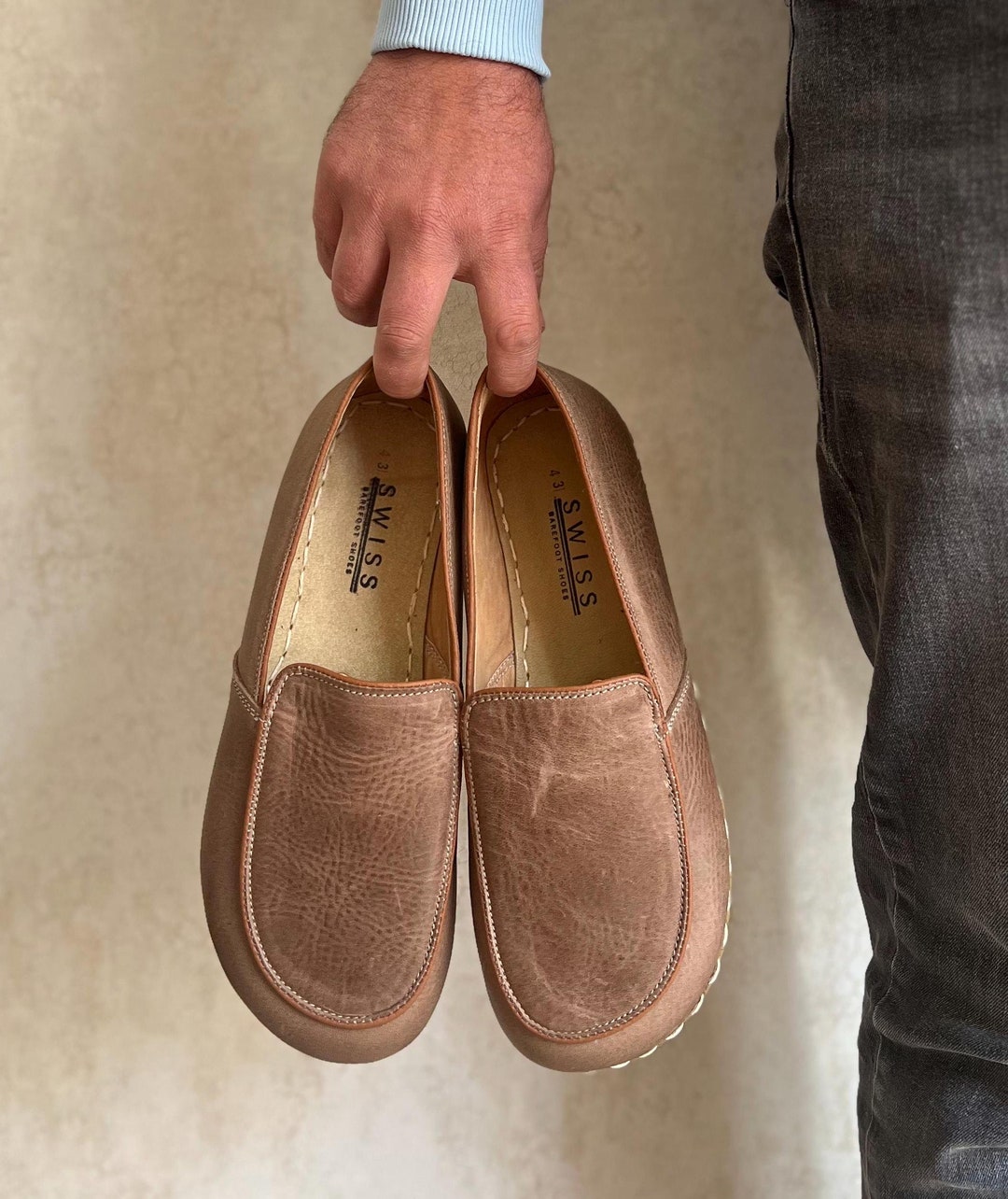 Mens Grounding Shoes, Barefoot Shoes Mens, Visions Leather, Groudning ...