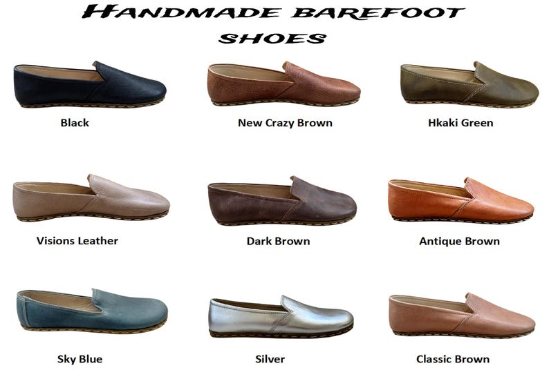 Womens Visions Leather Wide Toe Box Barefoot Shoes, All Natural Leather ...