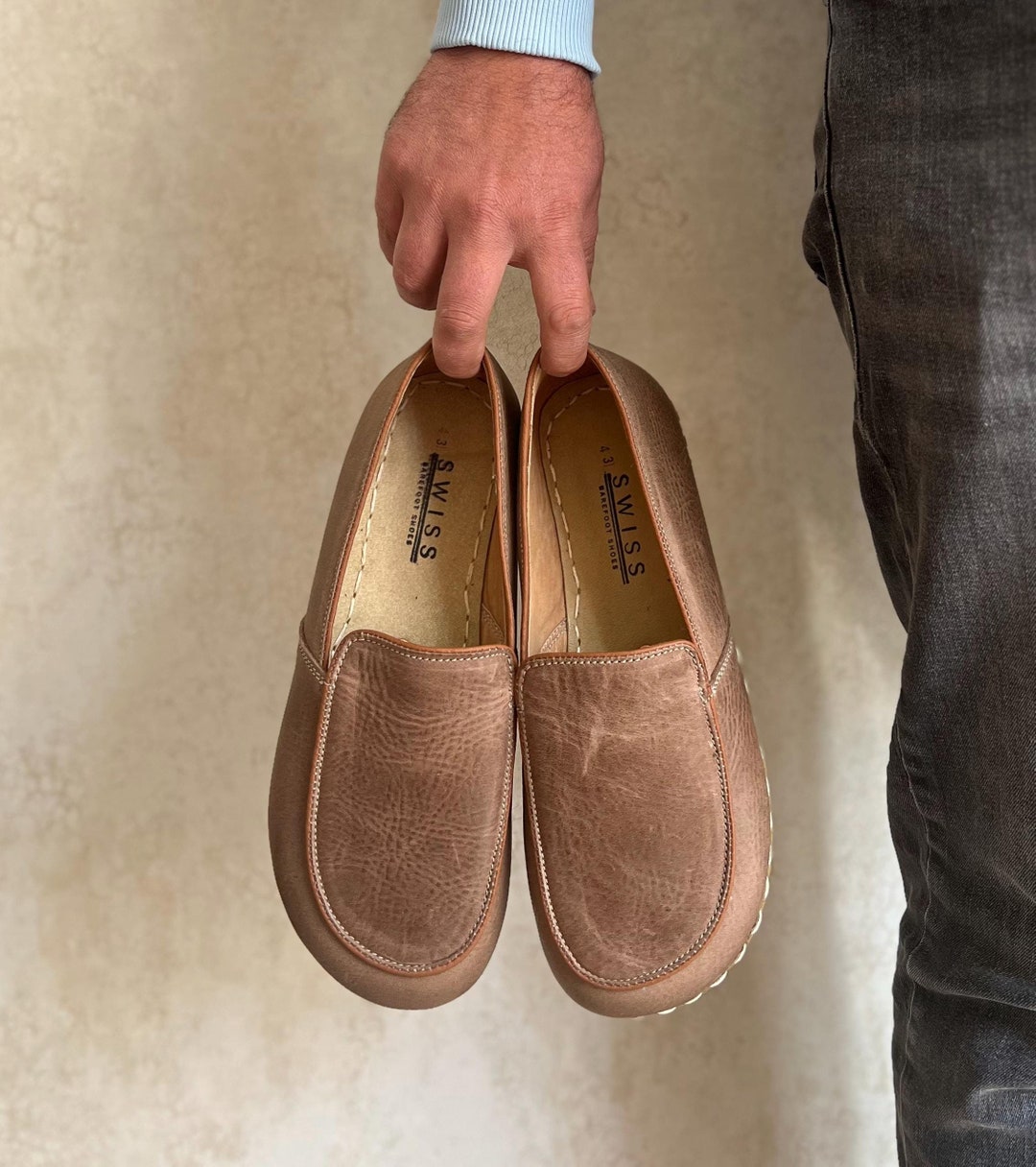 Womens Visions Leather Wide Toe Box Barefoot Shoes, All Natural Leather ...