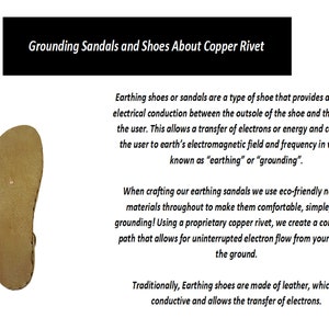 Mens Earthing Shoe, Barefoot Shoes Mens, Groudning Shoes Copper Rivets ...