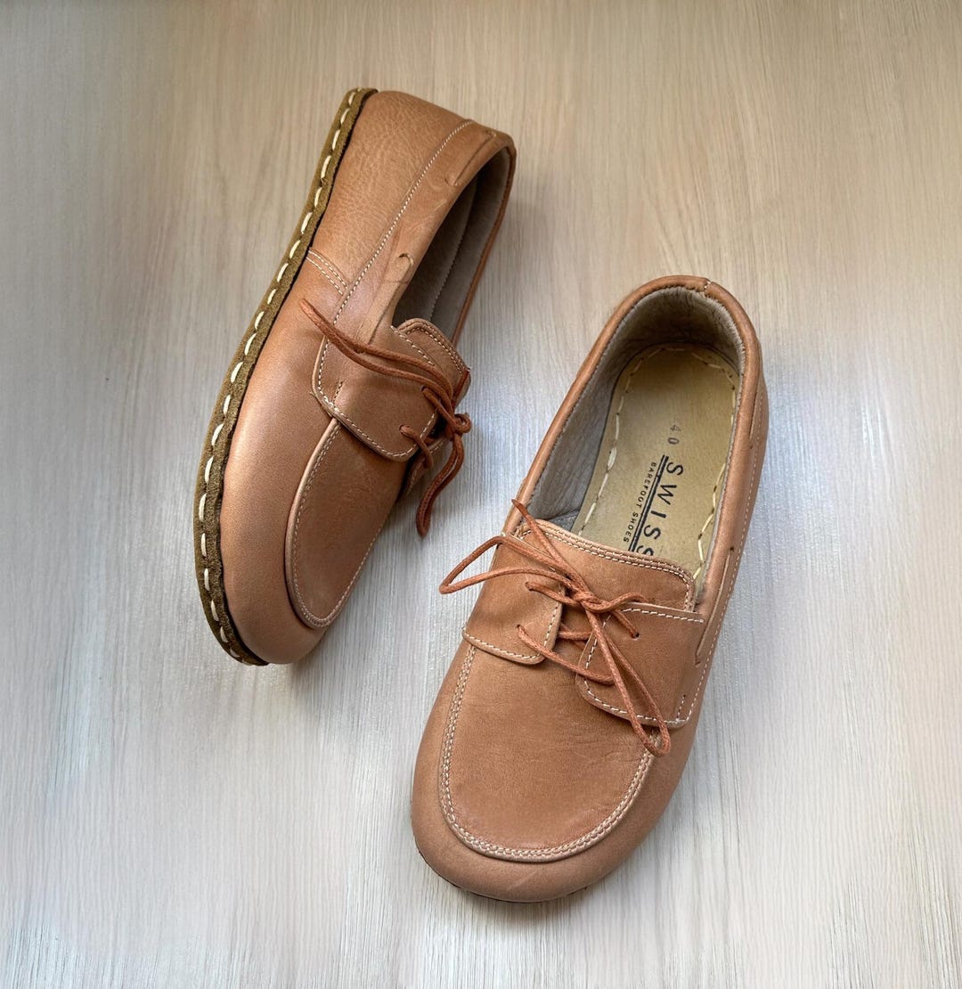 Mens Grounding Shoes, Barefoot Shoes Mens, Classic Brown, Groudning ...