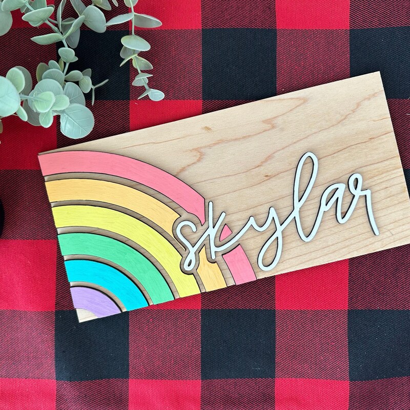 Rainbow Sign - Etsy