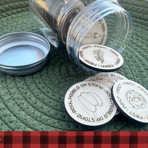 Nature Scavenger Hunt Tokens, Montessori Kids Activity, Nature ...