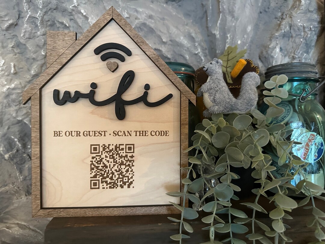 Custom Wifi Password Sign for Home, Business or Rental Property - Etsy