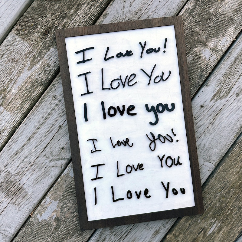 Acrylic I Love You Signs - Etsy