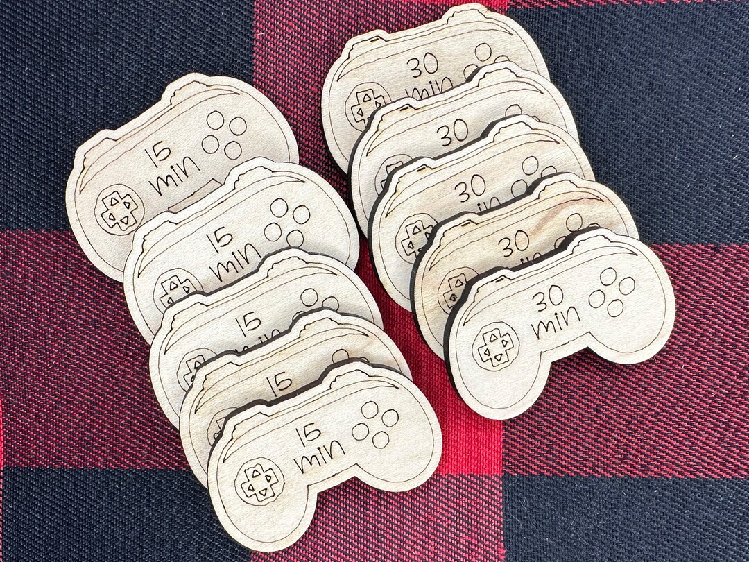 Game Controller Screen Time Tokens for Kids | Kids Screen Time Tokens ...
