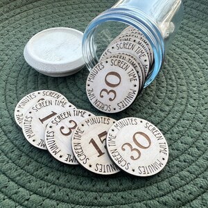 Kids Screen Time Tokens | Screen Time Tokens for Kids - Etsy
