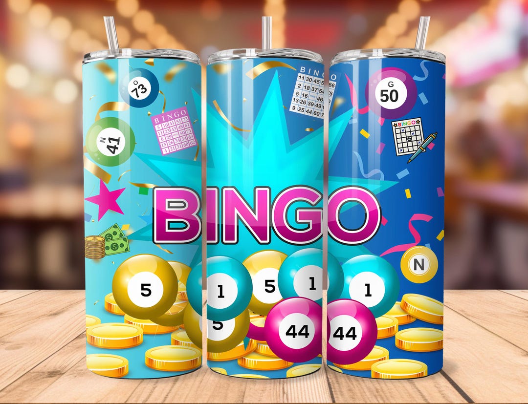 Bingo Game Sublimation 20oz Tumbler Wrap (digital Download) - Etsy