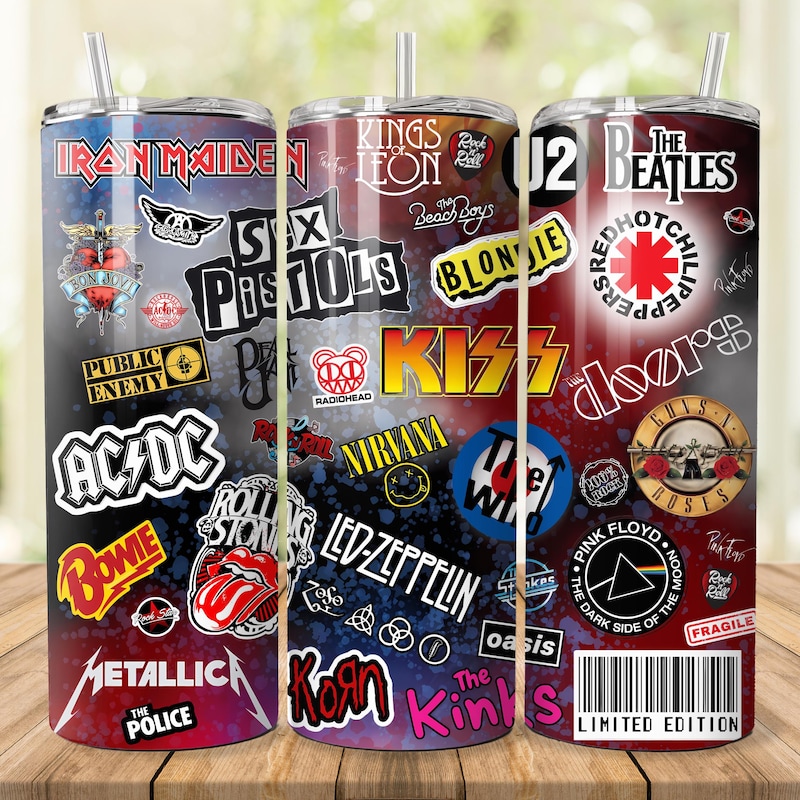 Heavy Metal Band Wraps - Etsy