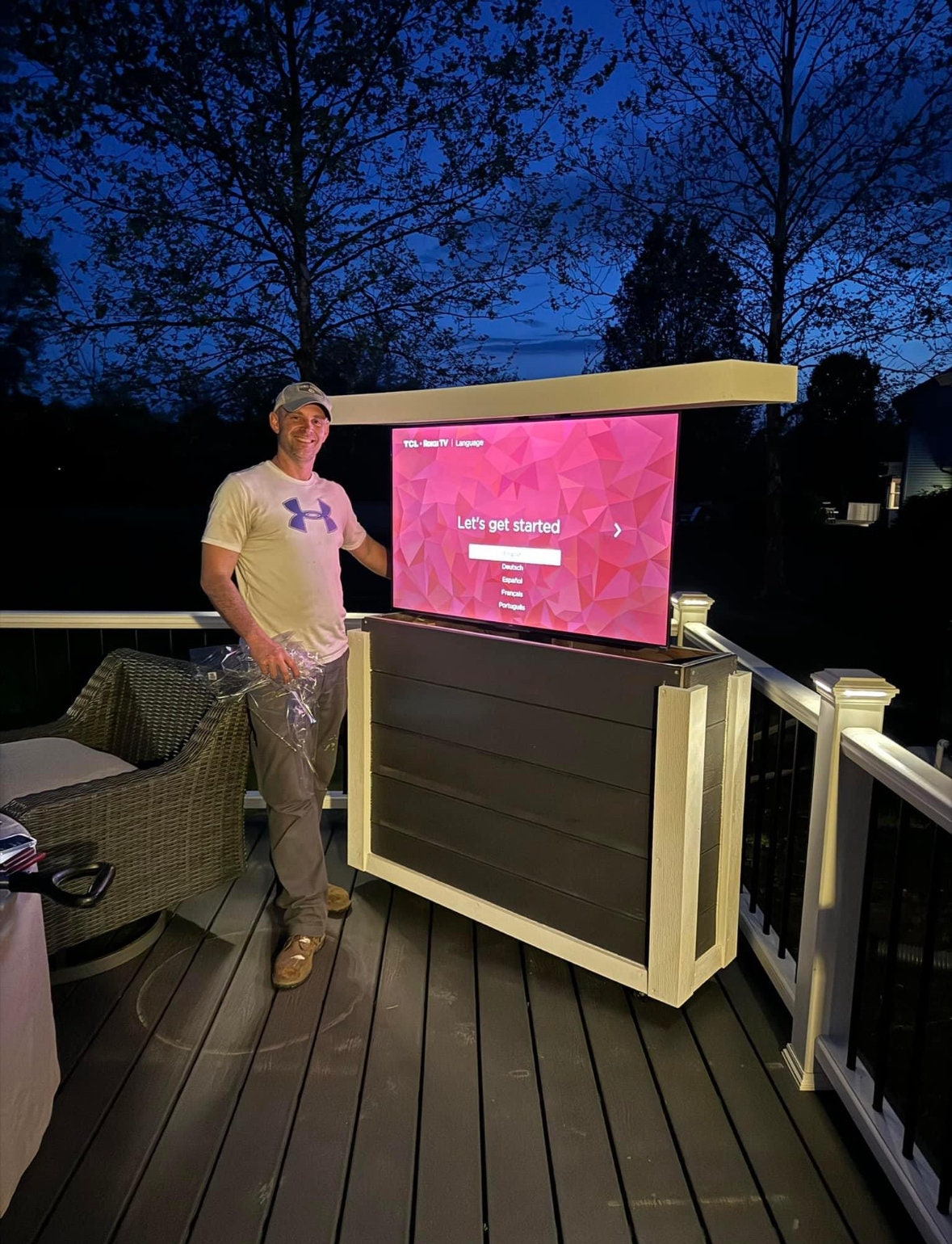 Weatherproof Outdoor Tv Lift Cabinet