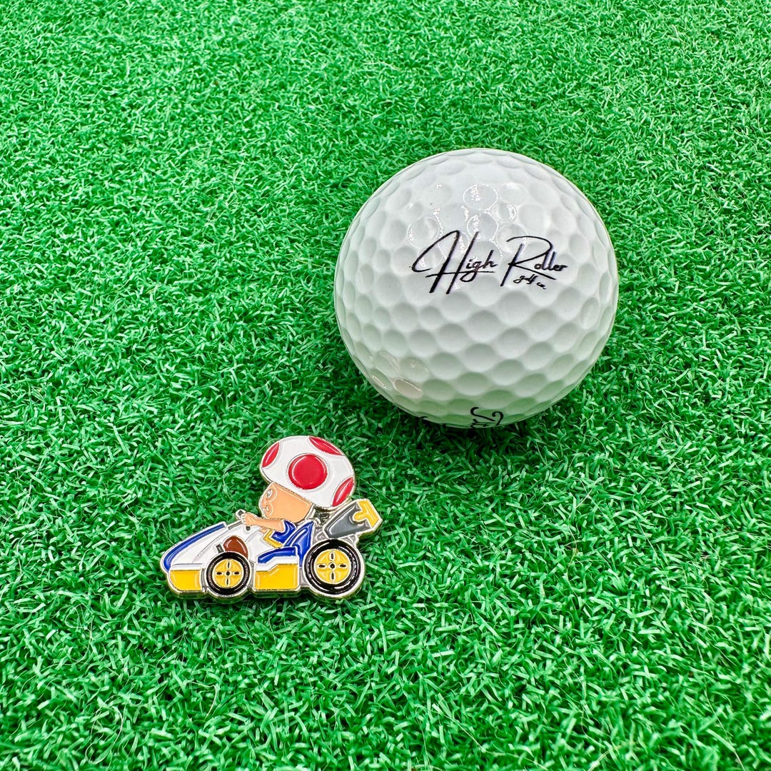 Mario Toad Ball Marker - Etsy