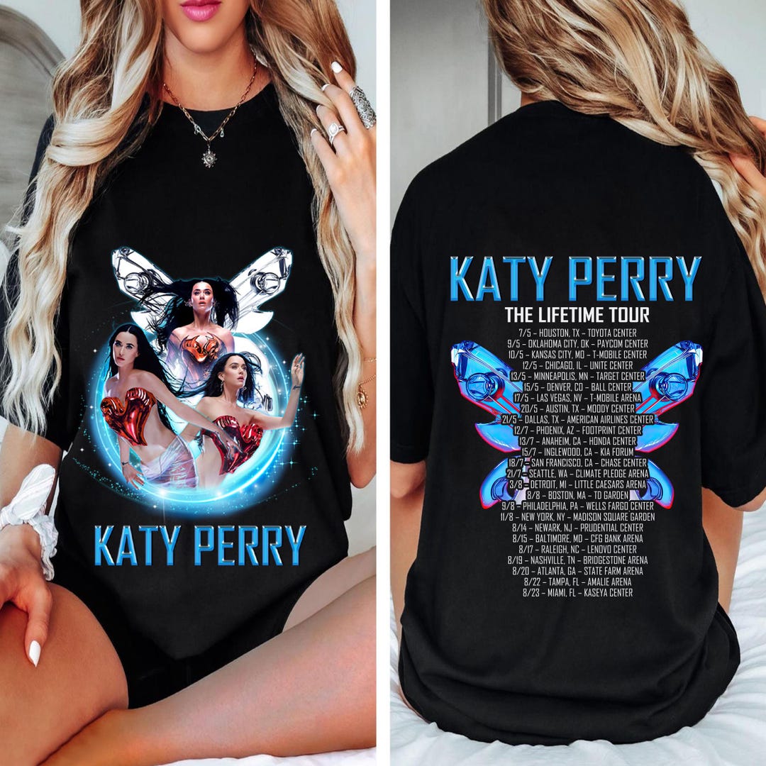 2025 Katy Perry the Lifetime Tour Shirt, Katy Perry Tee, Katy Perry Fan ...