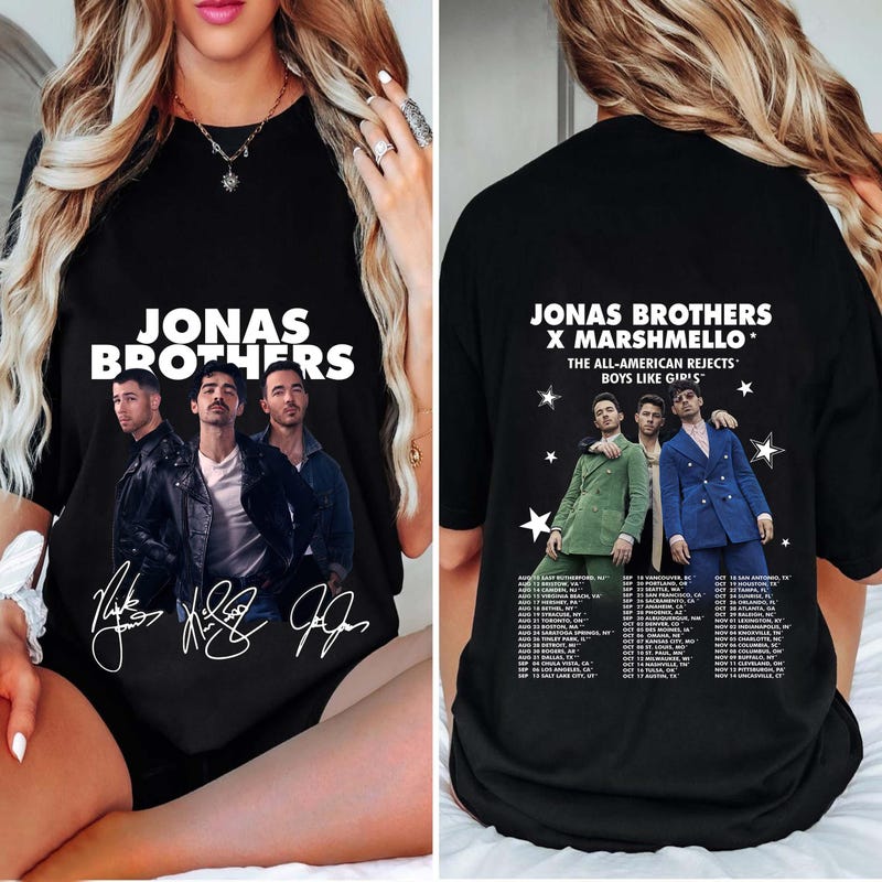 Jonas Brothers Shirt - Etsy