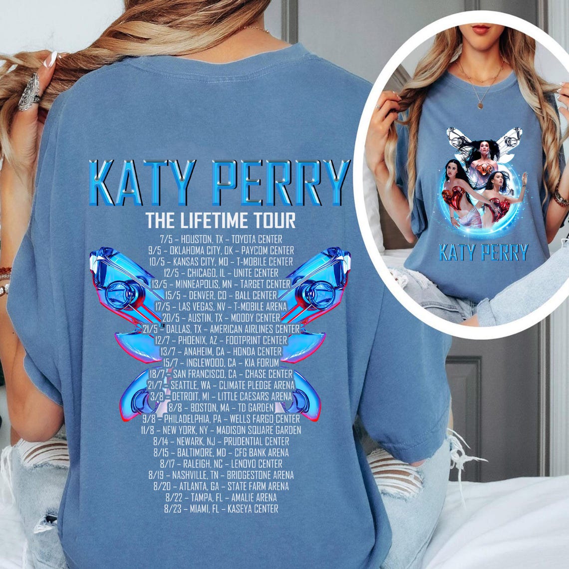 2025 Katy Perry Tour Shirt: Concert Graphic Tee, Fan Gift - Etsy