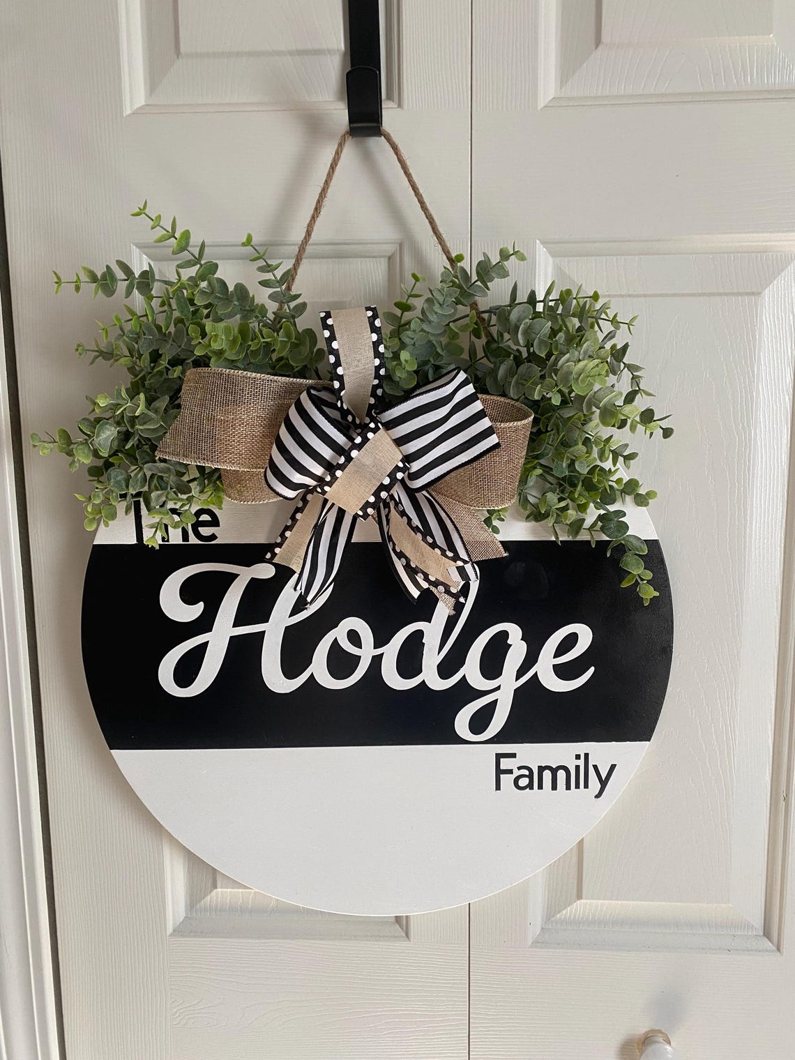 Customwelcome Sign, Front Door Decor, Front Door Wreath, Front Door ...