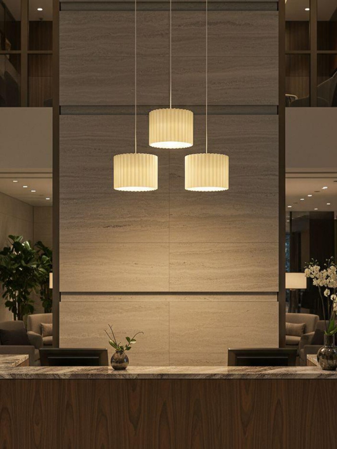 3D Printed PLA Wavy Lamp Shade, Mid-century Modern Pendant Light ...