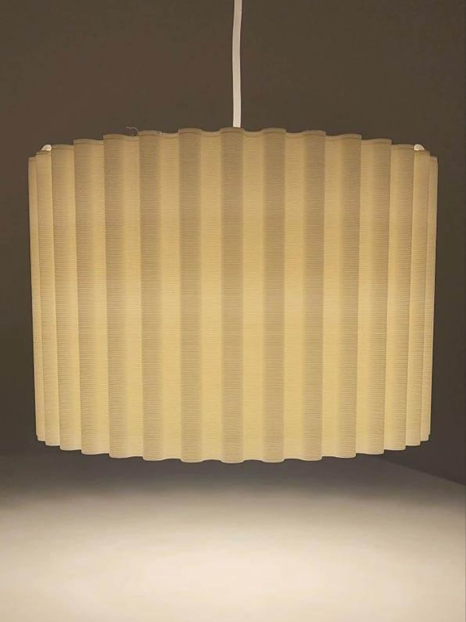 3D Printed PLA Wavy Lamp Shade, Mid-century Modern Pendant Light ...