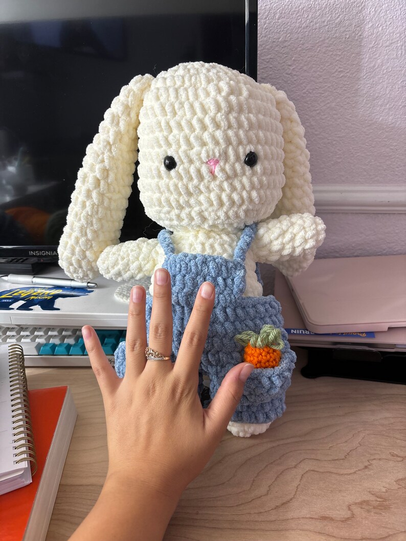 Crochet Bunny Plushie - Etsy