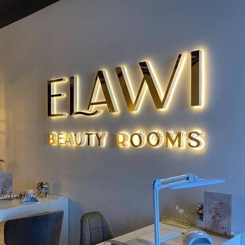 Custom Backlit Sign - Etsy