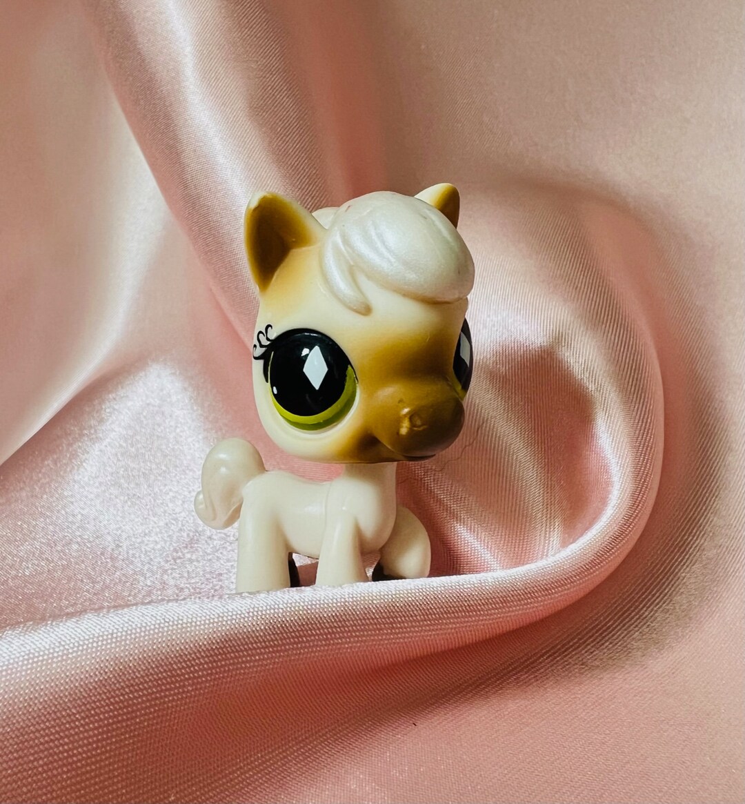 LPS Littlest Pet Shop Auténtico RARE Euro caballo 739 / Figura ...