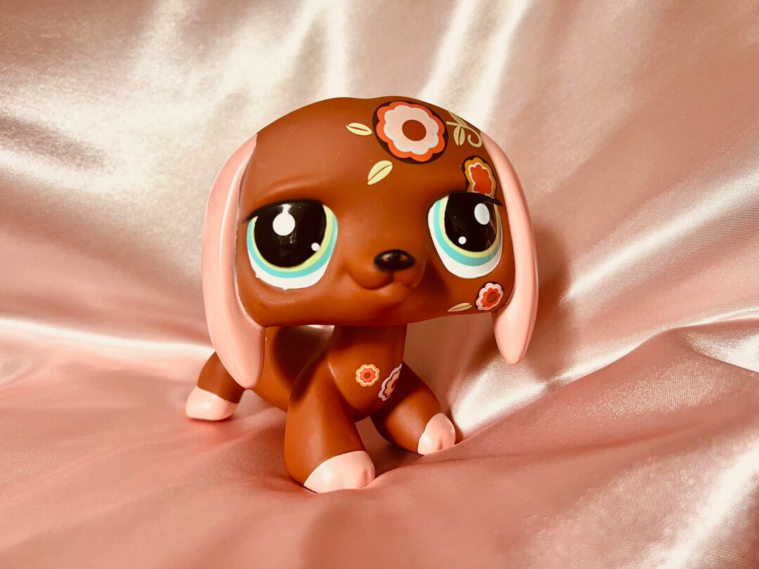LPS Littlest Pet Shop Authentic EURO Jumbo Deco Pet Dachshund Dog ...