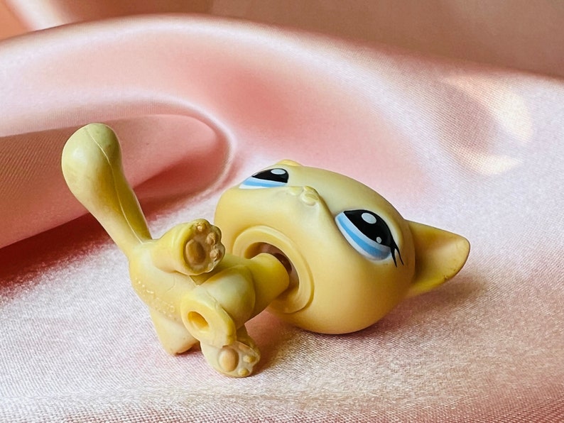 LPS Littlest Pet Shop Authentic Sitting Shorthair Cat 1005 / Vintage ...