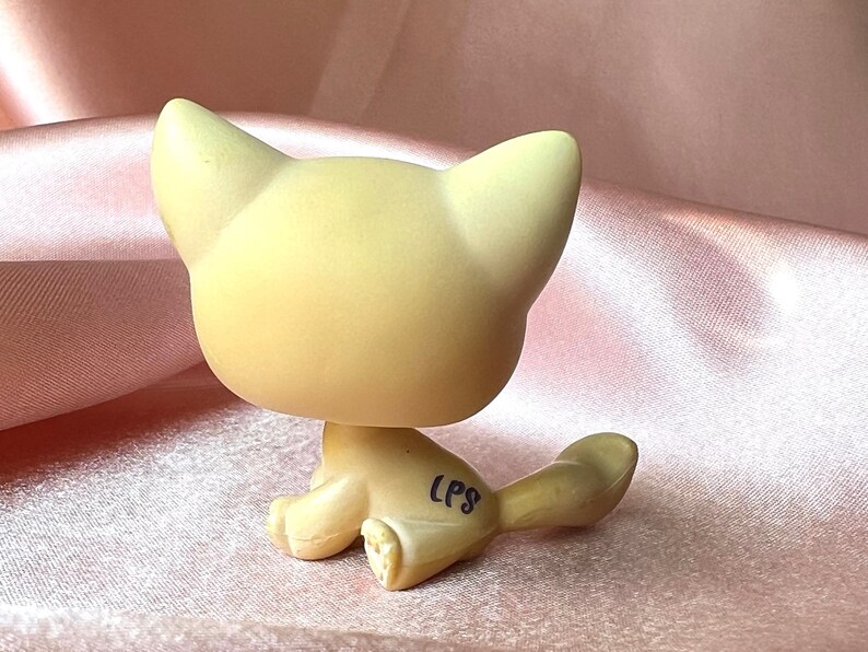 LPS Littlest Pet Shop Authentic Sitting Shorthair Cat 1005 / Vintage ...