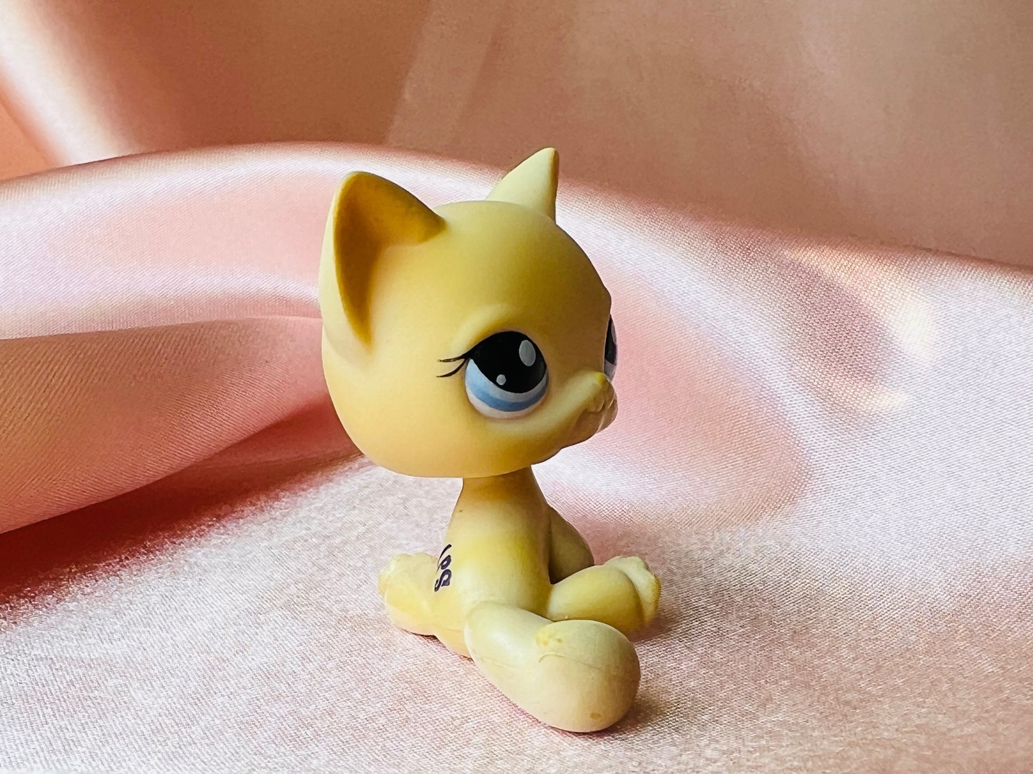 LPS Littlest Pet Shop Authentic Sitting Shorthair Cat 1005 / Vintage ...