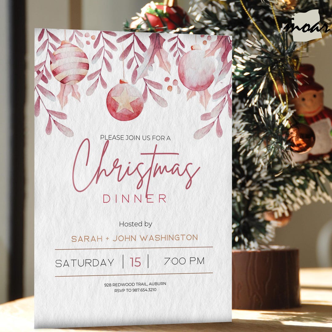 Christmas Lunch Invitation Card Template Printable And Editable Card christmas-lunch-invitation-card-template-printable-and-editable-card