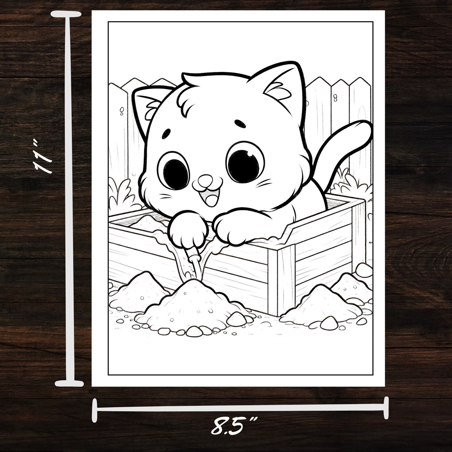 Cute Cat Mischief Made Coloring Book: 50 Line Art Beautiful Disaster ...