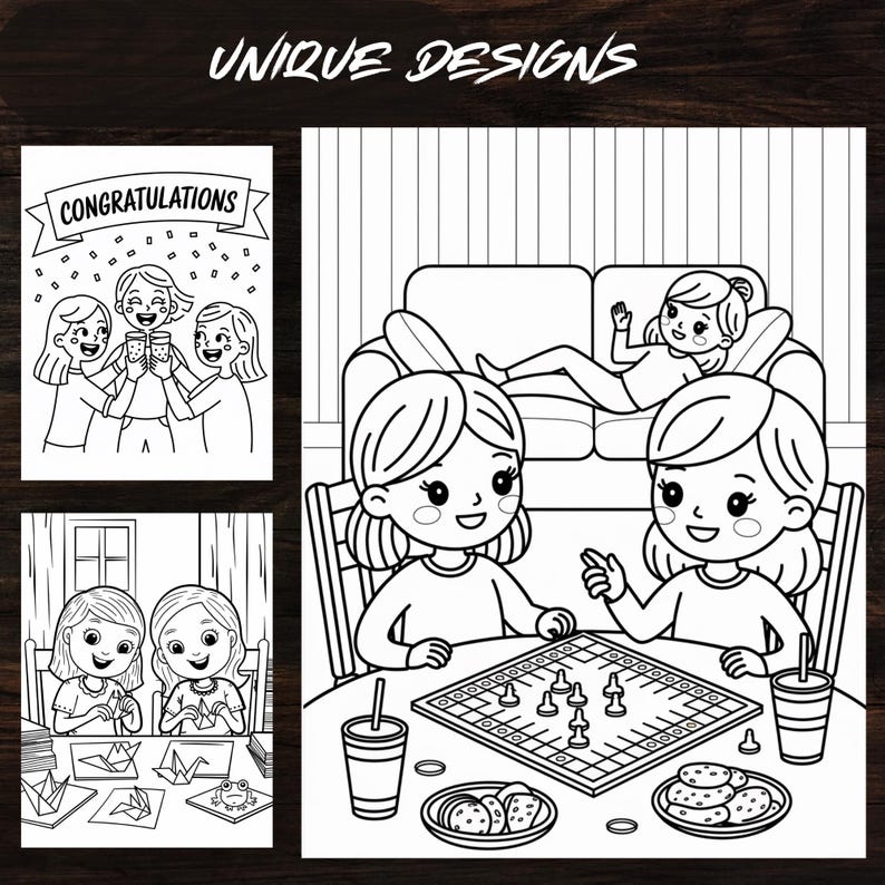 My Besties Coloring Book: 50 Coloring Pages as Besties Gifts of Daily ...