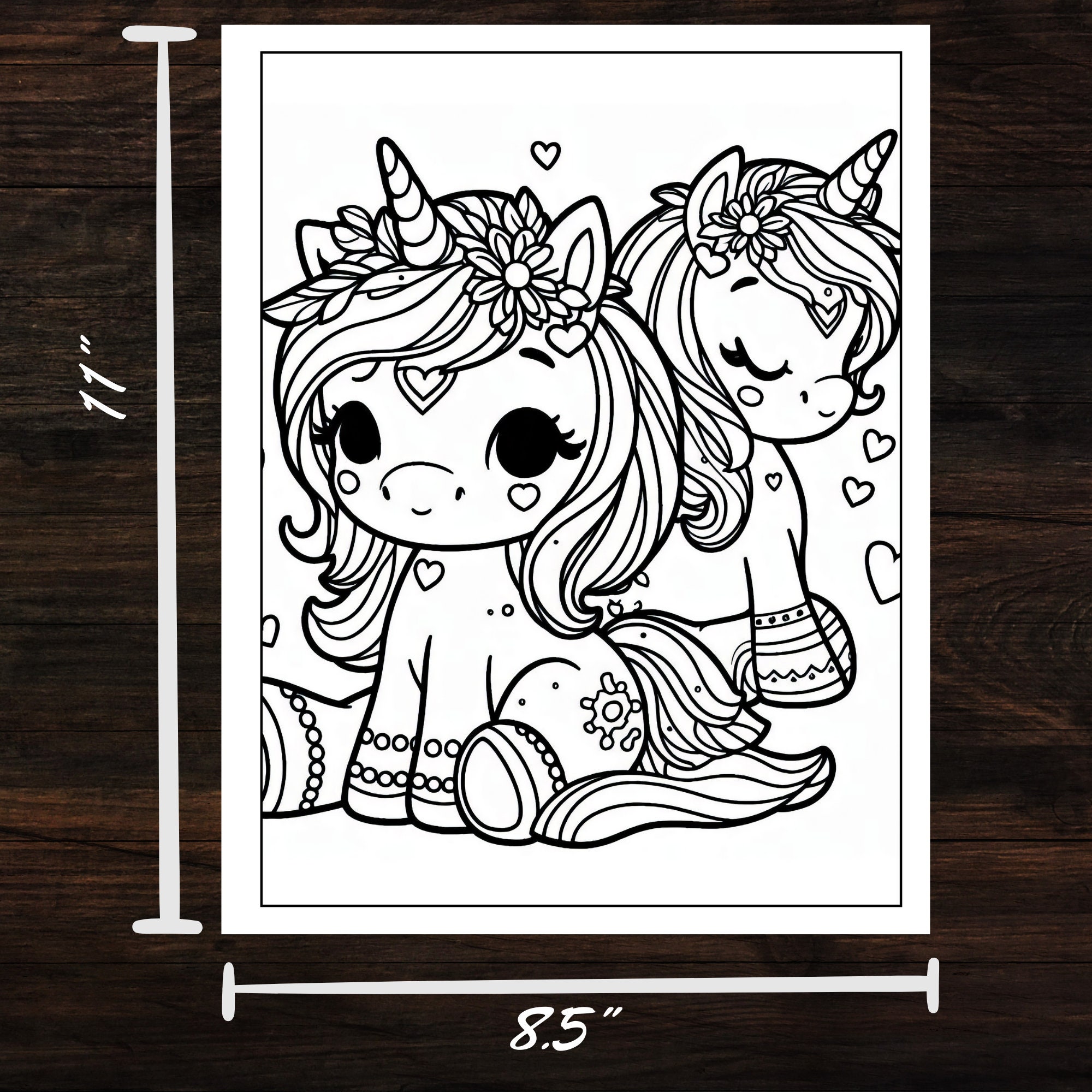 Rainbow Unicorn Coloring Book: 50 Pages of Magical Fantasy Scenes ...