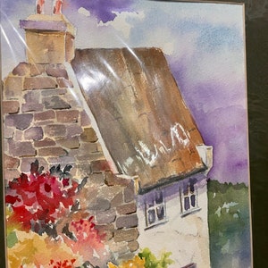 Raymond R. Desroches Unframed Watercolor Painting 8.5x12" Art Wall ...