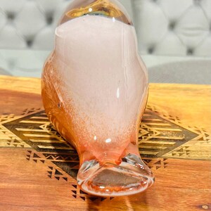 HQT Hand Made Home Design Art Glass Bird 6.5x4" Figurine Paperweight - Etsy